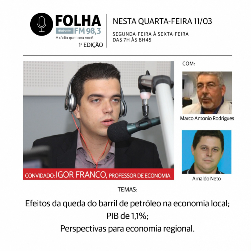 Folha no Ar recebe Igor Franco para analisar reflexos da queda do ...